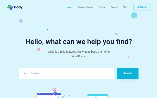 Docly - Knowledge base, documentation, wiki WordPress theme