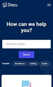 Docy - Knowledge Base, Documentation WordPress Theme